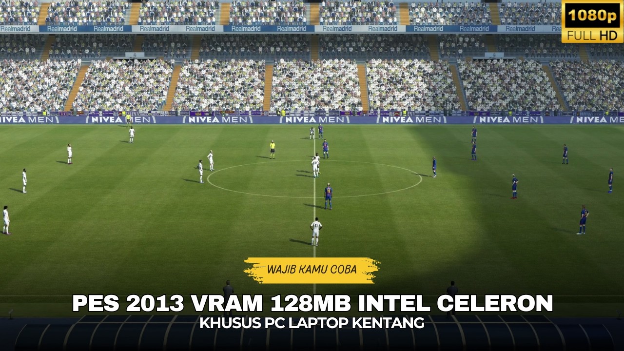 HANYA 12GB🔥GAME RINGAN PENGGUNA LAPTOP KENTANG | GAMEPLAY PES 2013 ...
