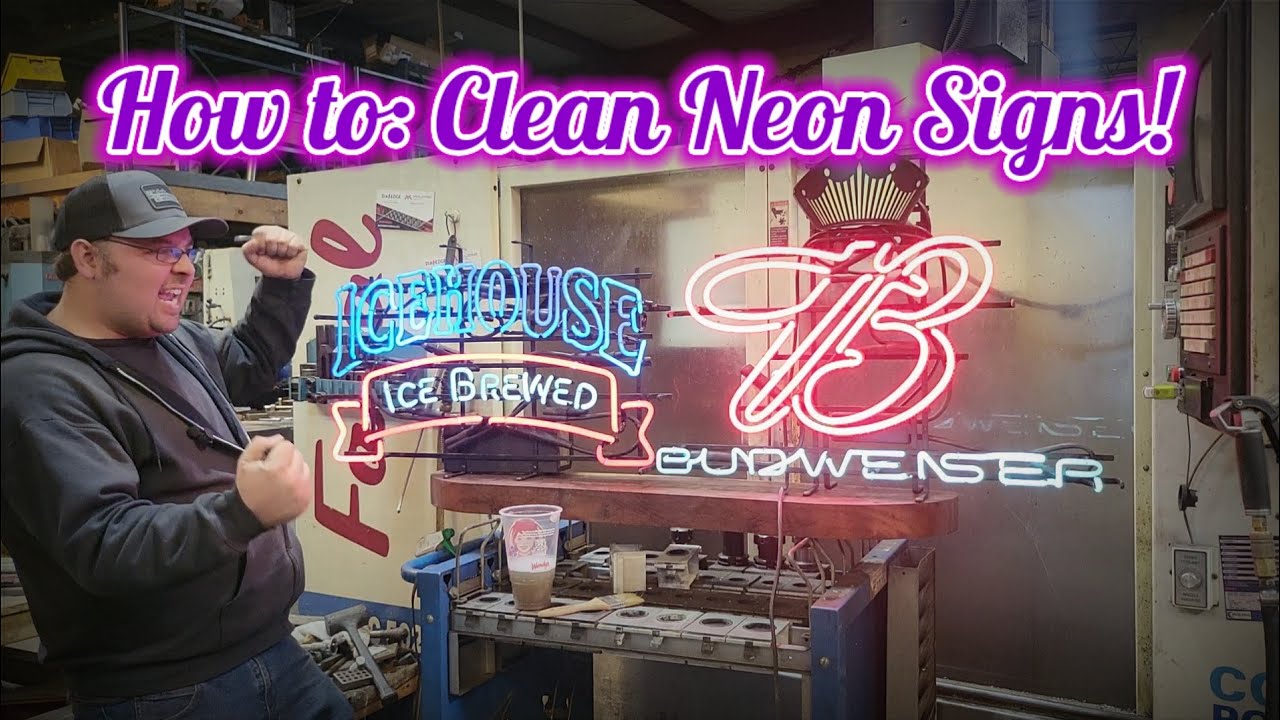 Restoring the Glow: A Step-by-Step Guide to Cleaning Vintage Neon Signs ...