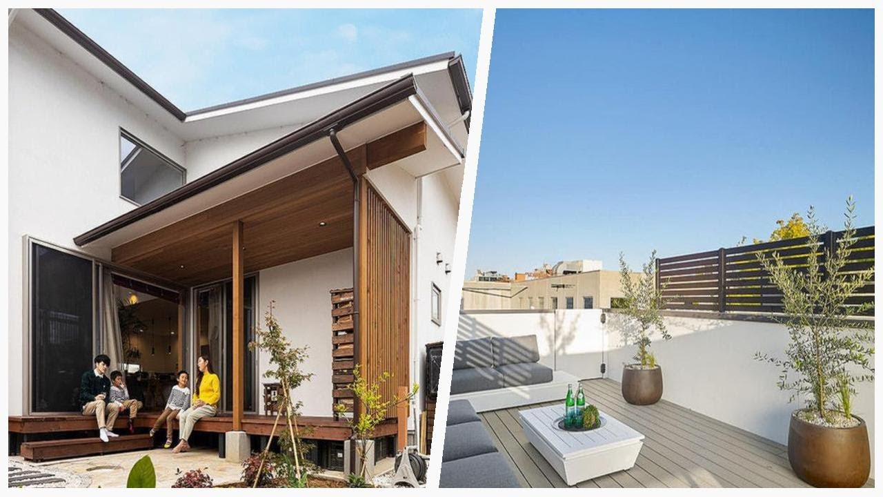 75 Blue Courtyard Deck Design Ideas You'll Love 😊 - YouTube