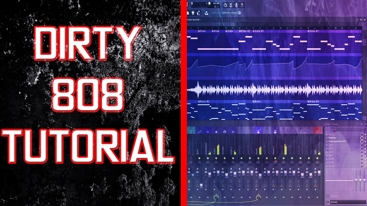 Dirty 808 Tutorial Beat 😈💪💯⁉ (FL Studio 21 Beat Tutorial) - YouTube