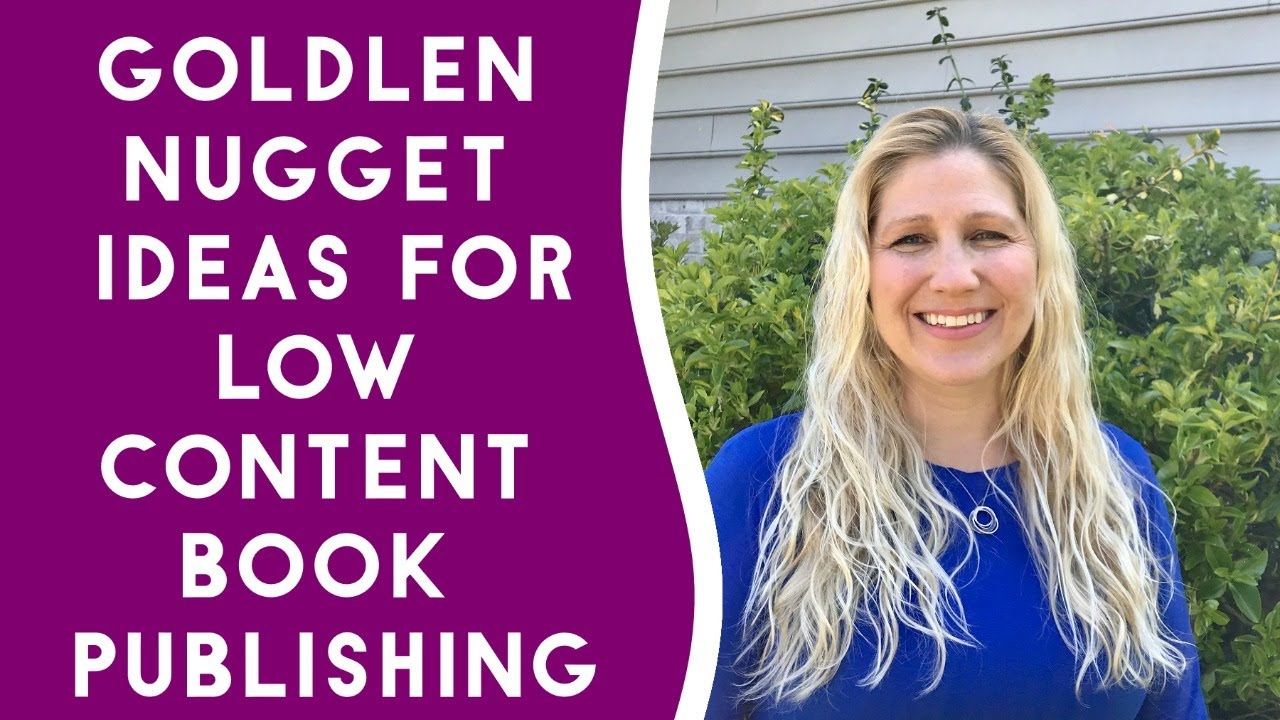 Golden Nugget Ideas for Low Content Book Publishing - YouTube