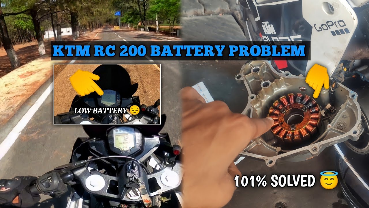 KTM RC200 MAGNET COIL REPAIR 😥 | KTM RC STARTING PROBLEM SOLVED 😇 | KTM RC MOTOVLOG 🚀🔥 - YouTube
