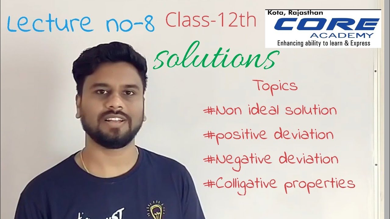 Class-12th/Jee mains/Neet/Solutions(Lecture no-8)/byJP - YouTube