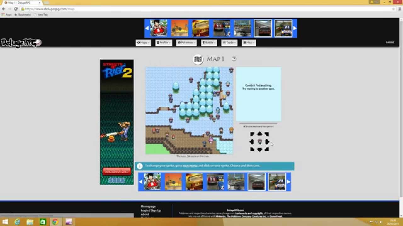 DelugeRPG "Online Pokemon RPG" (Episode #1) - YouTube
