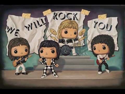QUEEN - WE WILL ROCK YOU (lyrics video) - YouTube