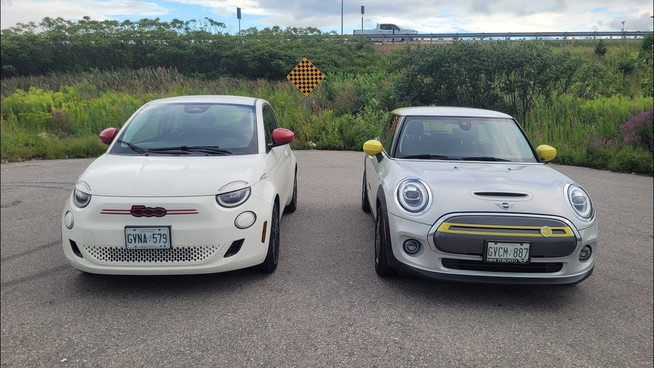 2024 Fiat 500e vs Mini Cooper SE. Canada's lowest priced ev ! - YouTube