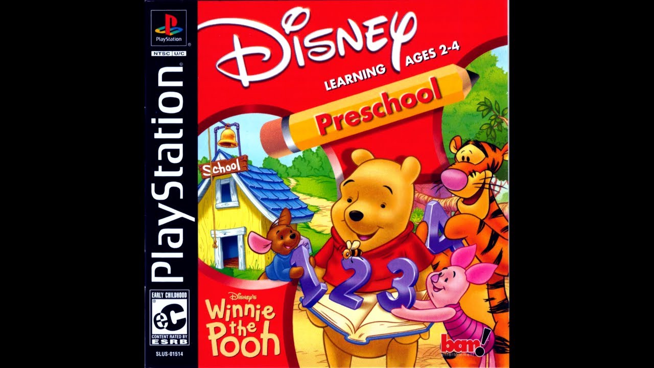 Disney's Winnie The Pooh: Preschool (2002) [PS1] 100% walkthrough, ALL ...