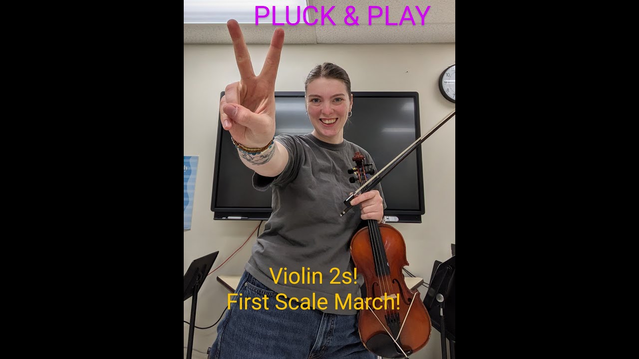 Violin 2! First Scale March (measures 21-37!) - YouTube