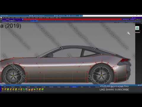 Ferrari Roma 2019 - Autodesk Alias Autostudio - Part 1 - SubD Modeling - Car Modeling - YouTube