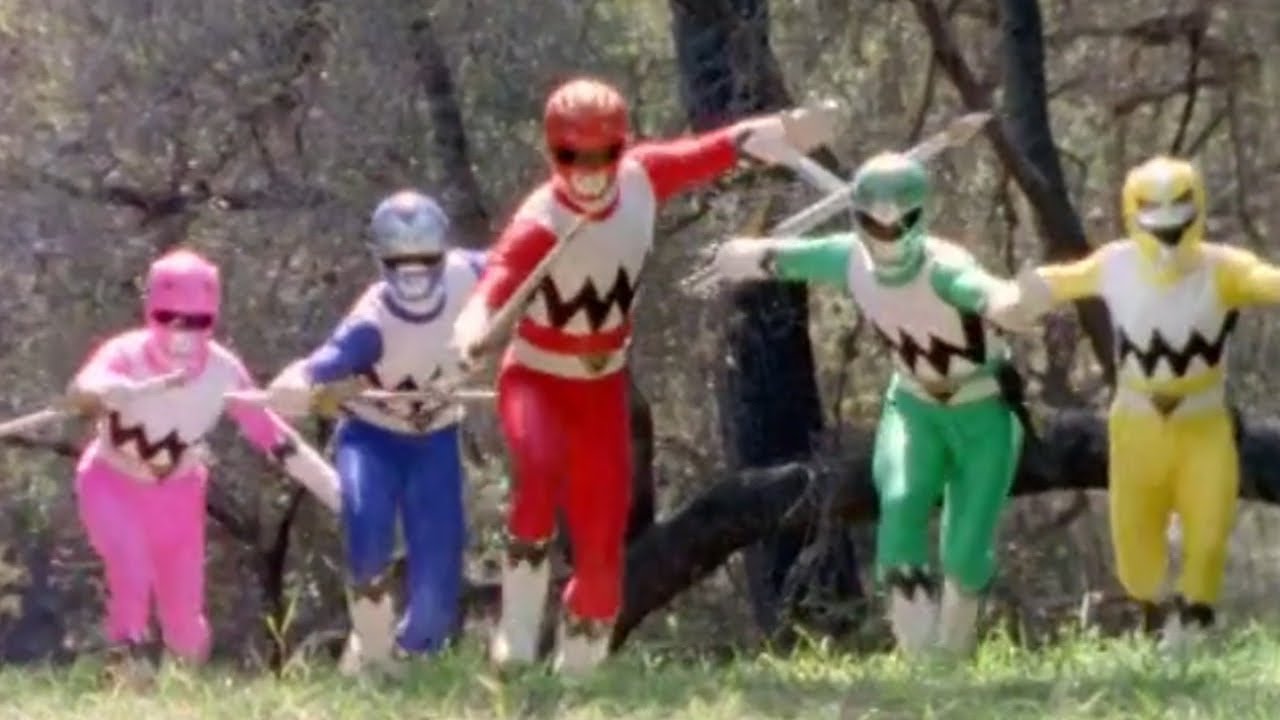 Power Rangers Lost Galaxy - Shark Attack - Power Rangers vs Treacheron ...