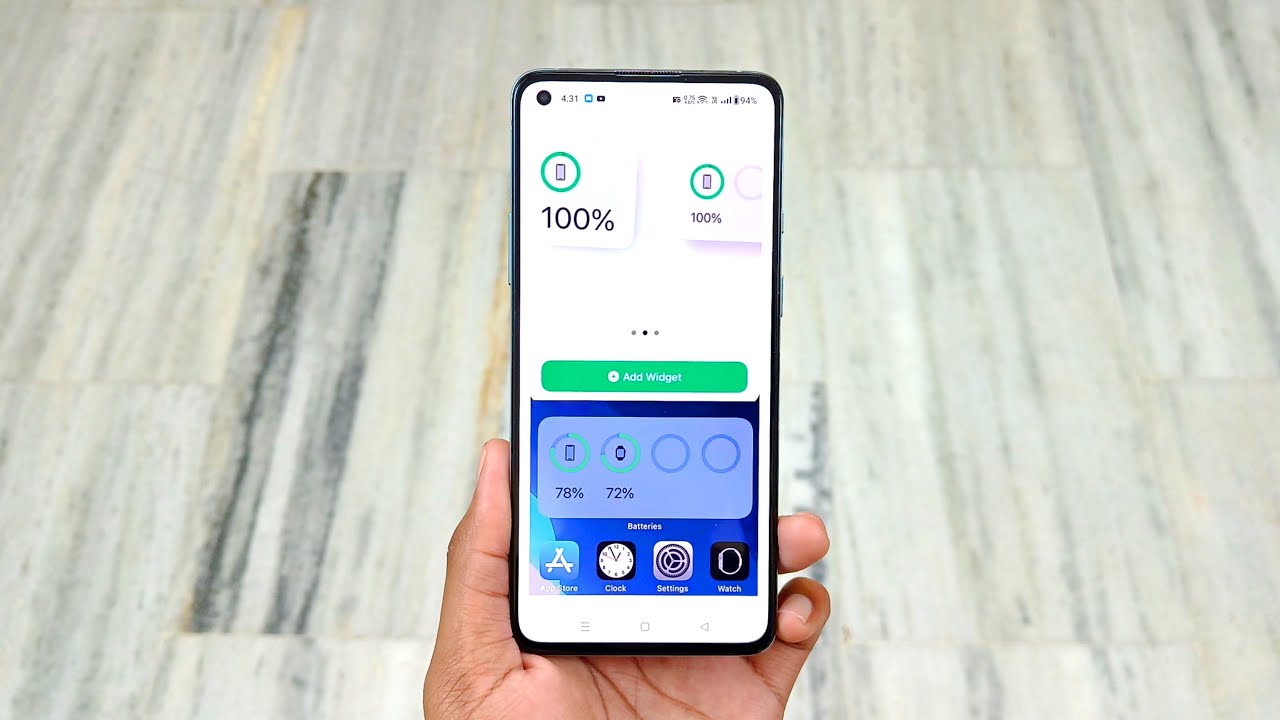 OnePlus OxygenOS 13.1 Smart Battery Widget Features - YouTube