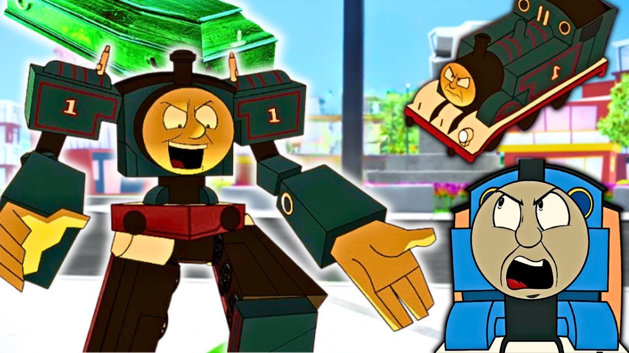 Thomas The Train Tank Engine Cartoon Coffin Dance Song Meme Cover - YouTube