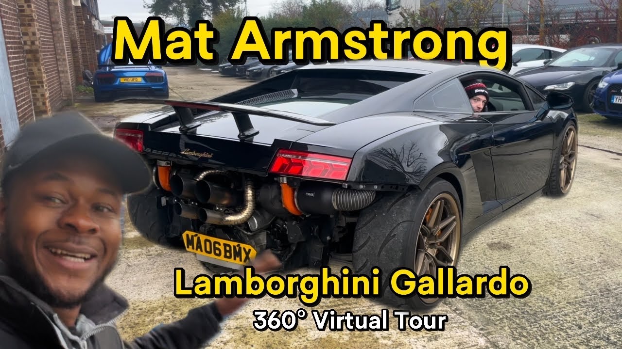 Mat Armstrongs Twin Turbo Lamborghini Gallardo 360° virtual tour. - YouTube