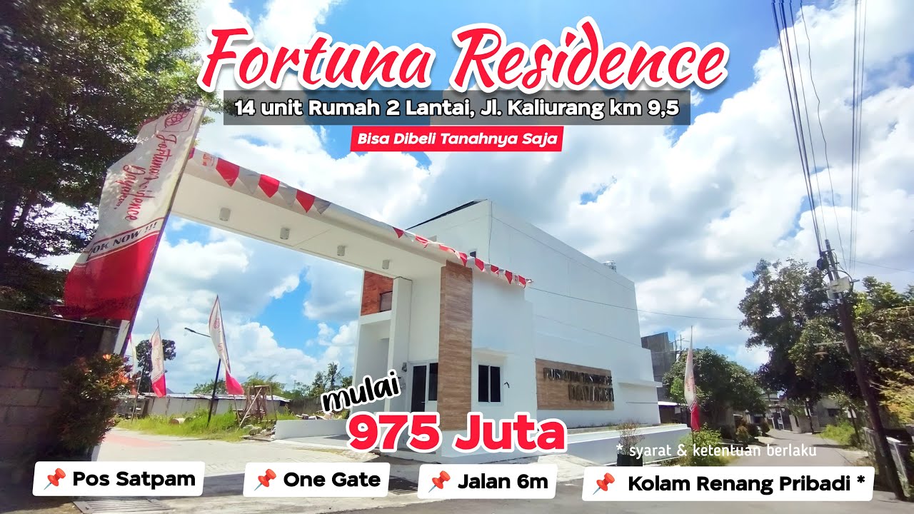 Rumah view Merapi Jl. Kaliurang km 9,5 | dalam Perumahan - YouTube