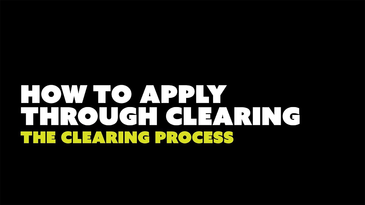 What is Clearing? The Clearing Process 2025 | Northumbria University ...
