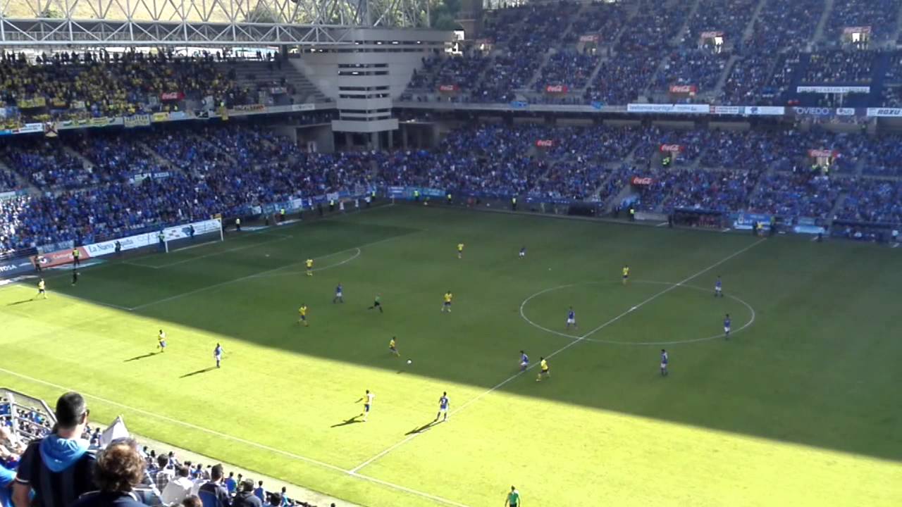 Real Oviedo 1 — Cádiz 1; celebración gol Diego Cervero. - YouTube