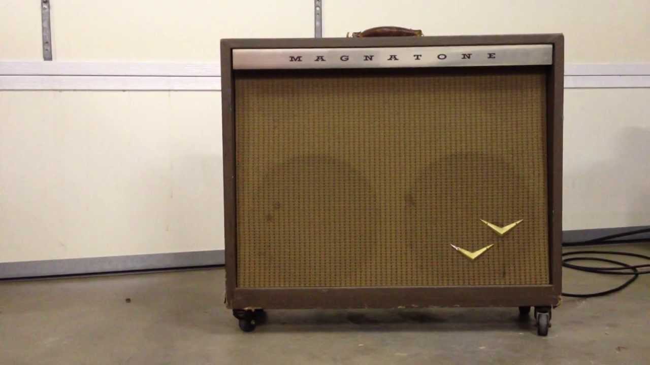 1959 MAGNATONE 280 GUITAR TUBE AMP FOR SALE ON EBAY BUDDY HOLLY - YouTube