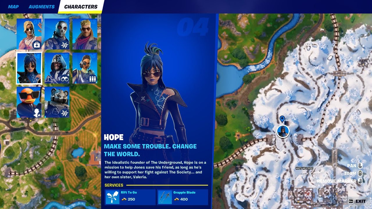 Talk to Hope (Character Location) | Fortnite Chapter 5 - YouTube