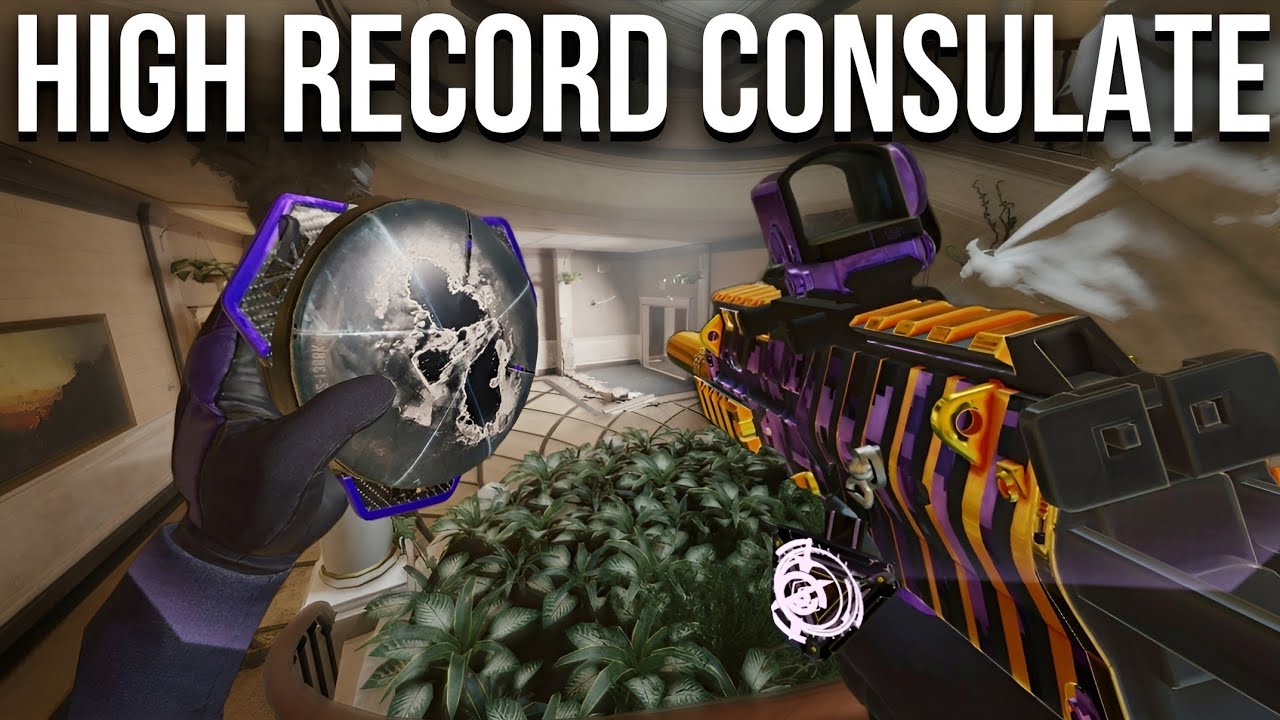 Record 15-4 KD on Consulate Rework | Rainbow Six Siege - YouTube