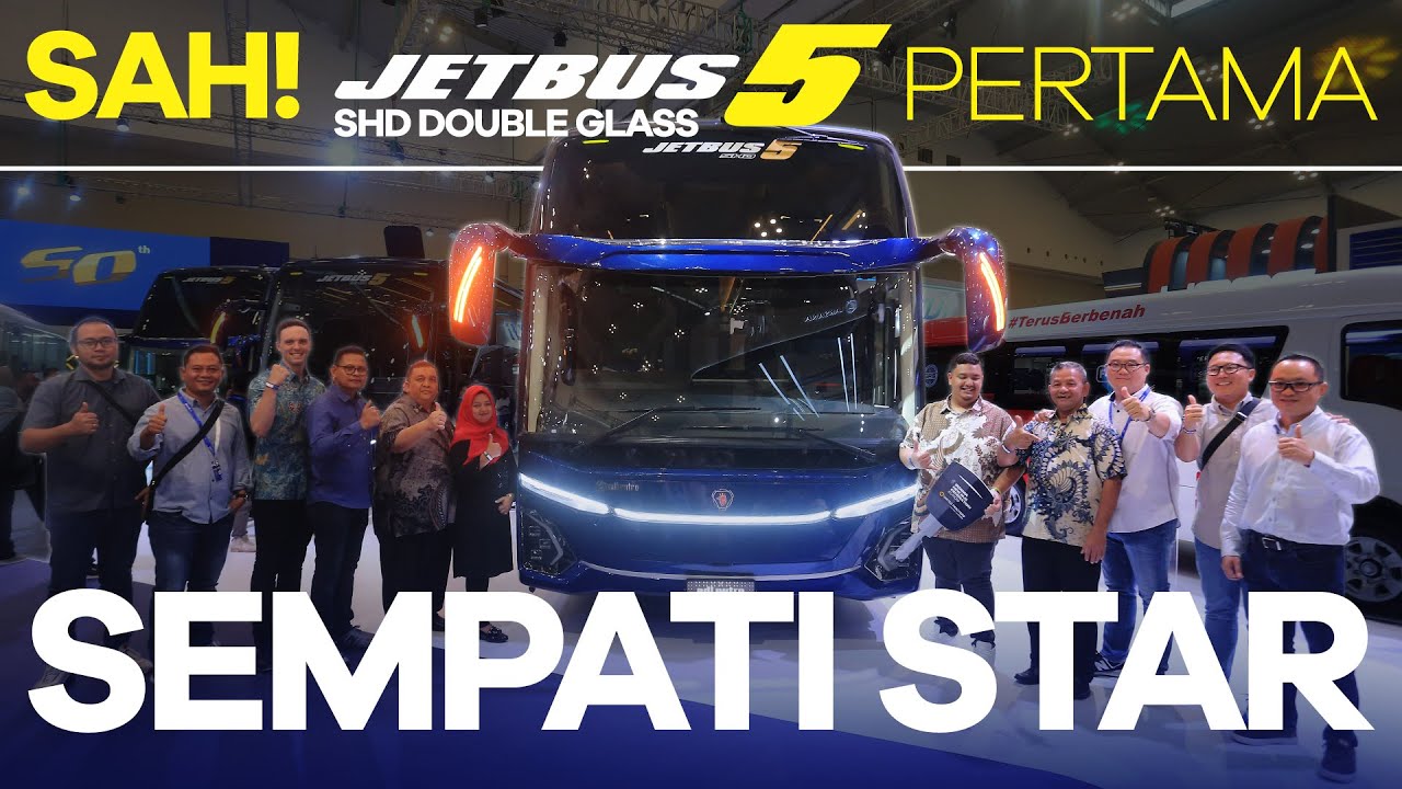 SAH! Jetbus5 SHD Double Glass Pertama PO Sempati Star - YouTube