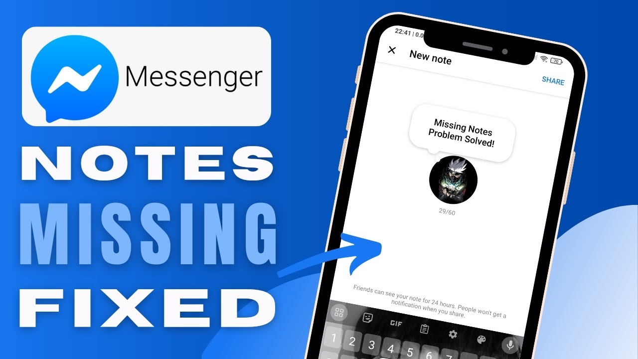 How To Fix Messenger Notes Feature Not Showing- Complete Guide - YouTube