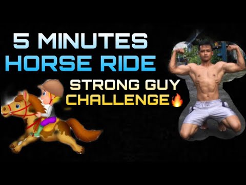 5 MINUTE HORSE RIDE CHALLENGE🦓 - YouTube