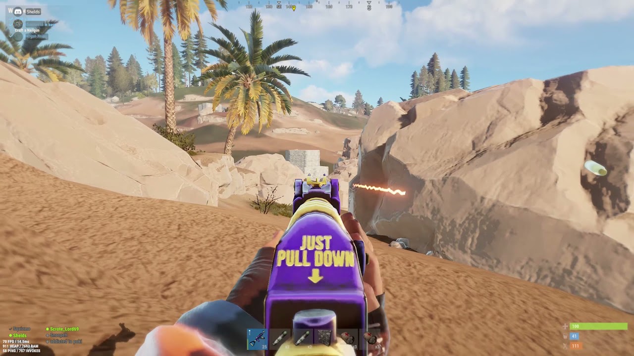 RUST GAMER USES NEW RES AND BEAMS EVEN HARDER :DDDD - YouTube