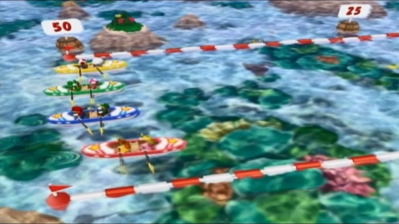 Mario Party 7 - Princess Daisy in Synch-row-nicity - YouTube