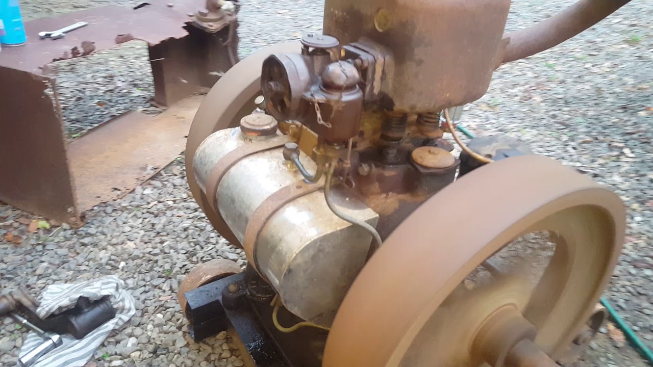 Lister Junior A type vintage engine - YouTube