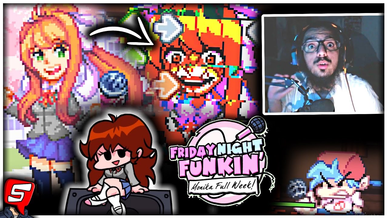FNF VS MONIKA (Full Week) is AMAZING! (Friday Night Funkin VS MONIKA ...