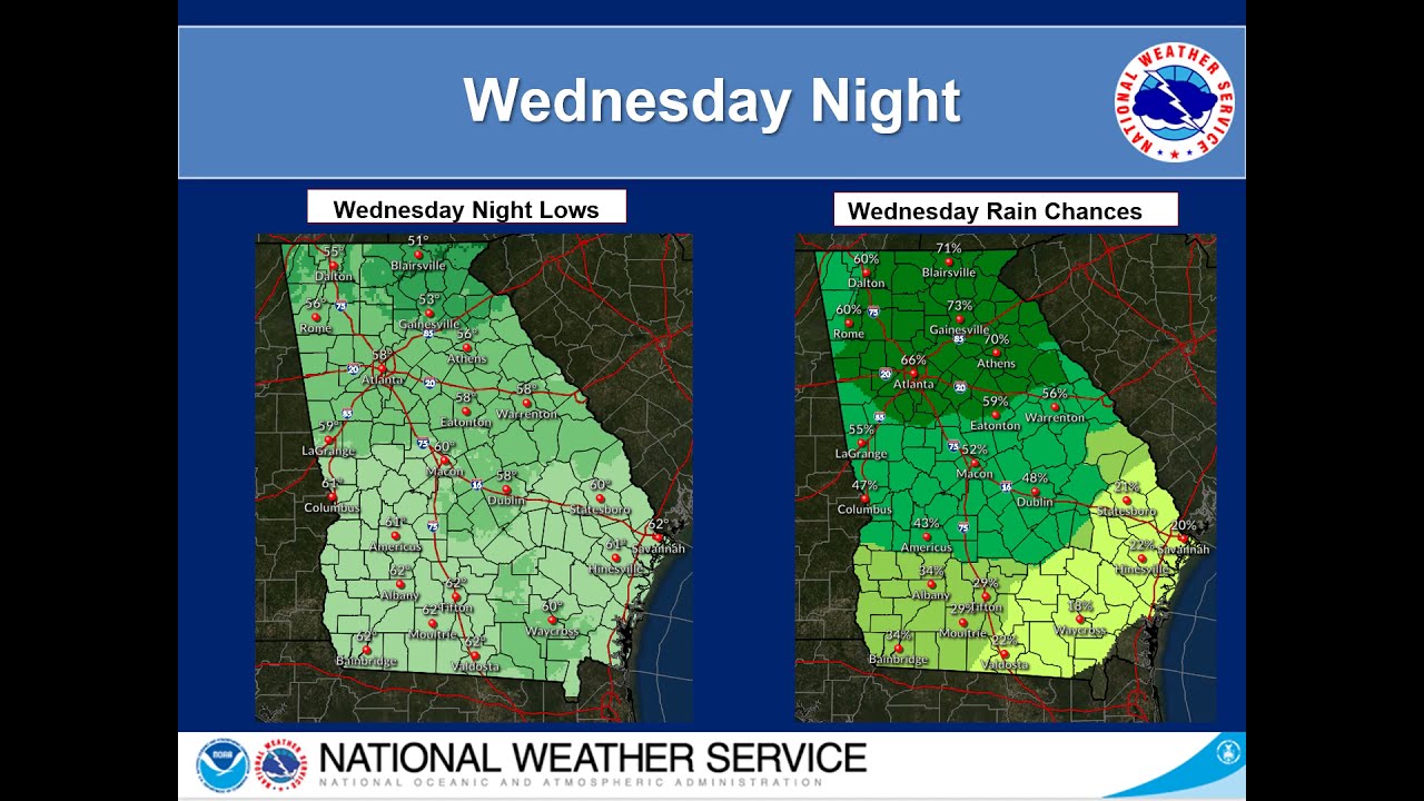 NWS Atlanta Weekly Weather Briefing for November 24, 2020 - YouTube