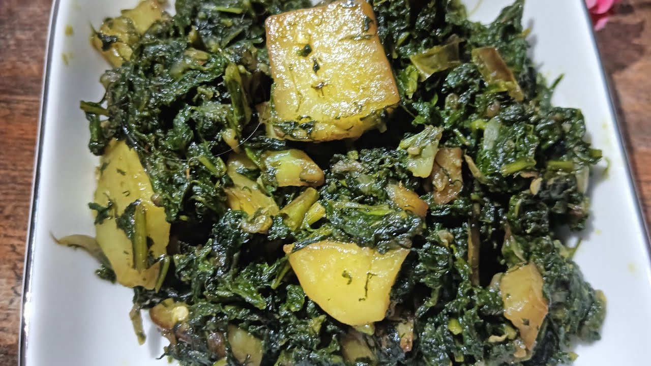dhaba style pala aloo sabji 🤤 | homemade dhaba wali sabji | 10 minute ...