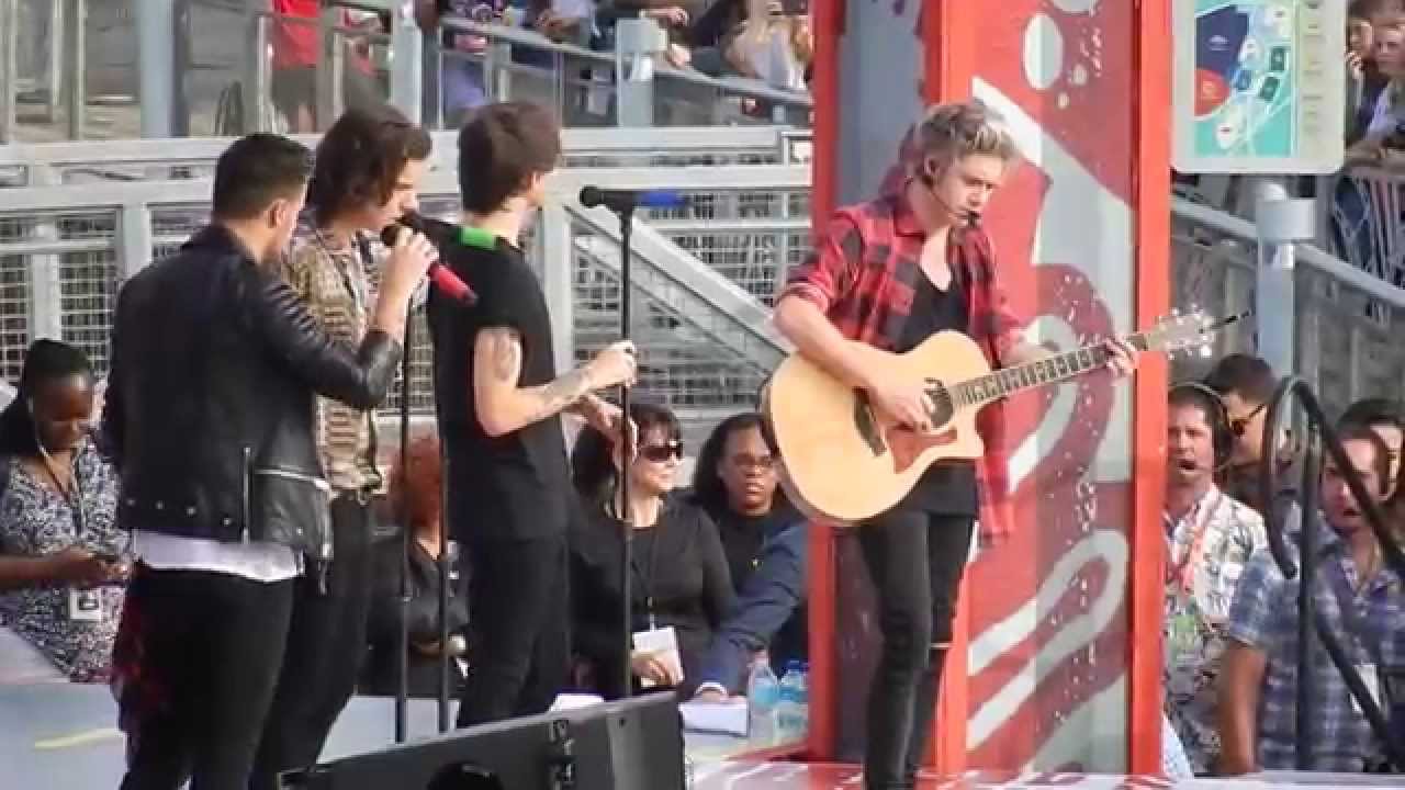 One Direction- Little Things (1D Orlando TODAY Show) - YouTube