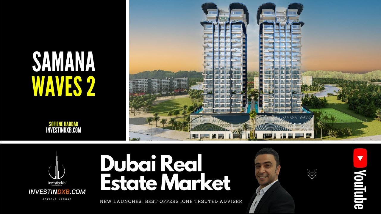 SAMANA WAVES PHASE 2 JVC DUBAI PROJECT WALKTHROUGH - YouTube