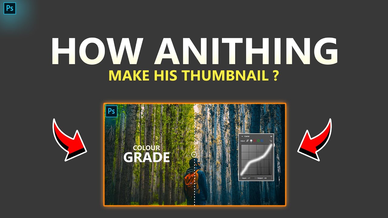 Make Cinematic Thumbnails like @AniThingFilms - 1 Thumbnails Design ...