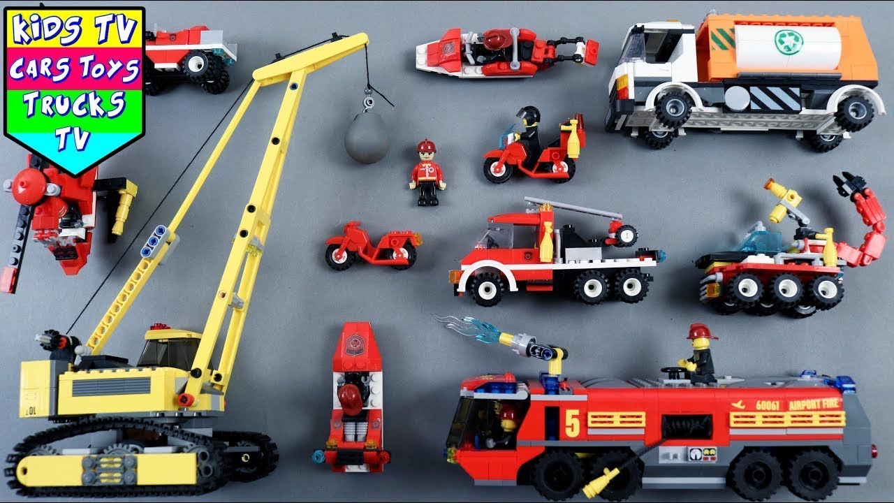 Learn About Fire Department Vehicles With Emergency Vehicles For Kids ...