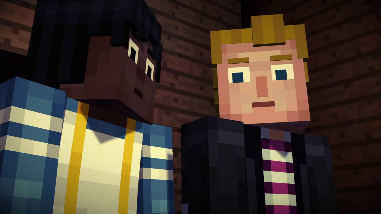 Minecraft Story Mode Episode 1 part 3: A mutant WITHER!!!!!!!! - YouTube