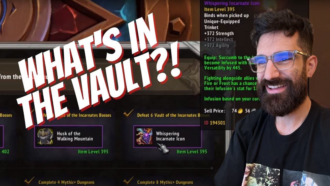 WHATS IN THE VAULT?! Weekly vault & Mythic Plus April 4th - YouTube