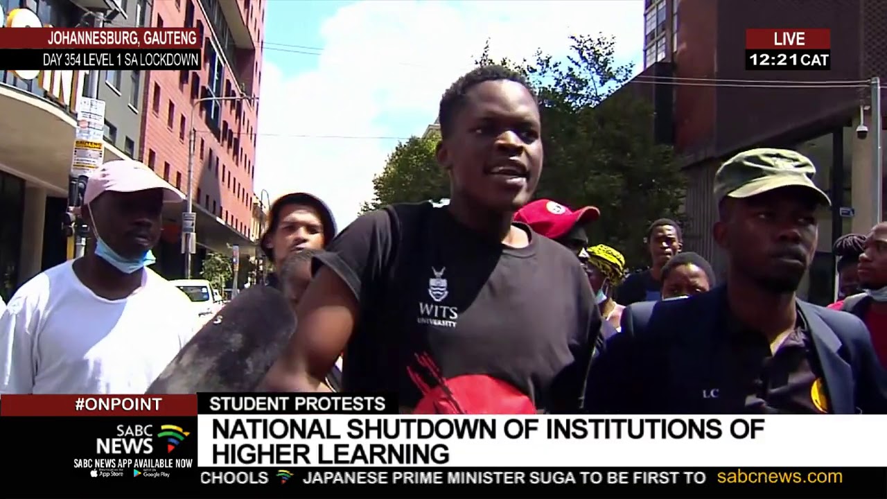Student Protest | Wits University students march through Braamfontein ...