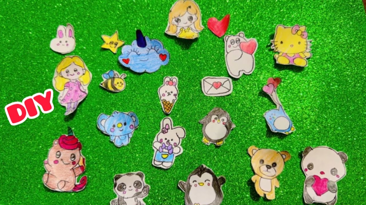 How To Make Stickers | DIY Paper Stickers | Handmade Stickers ...