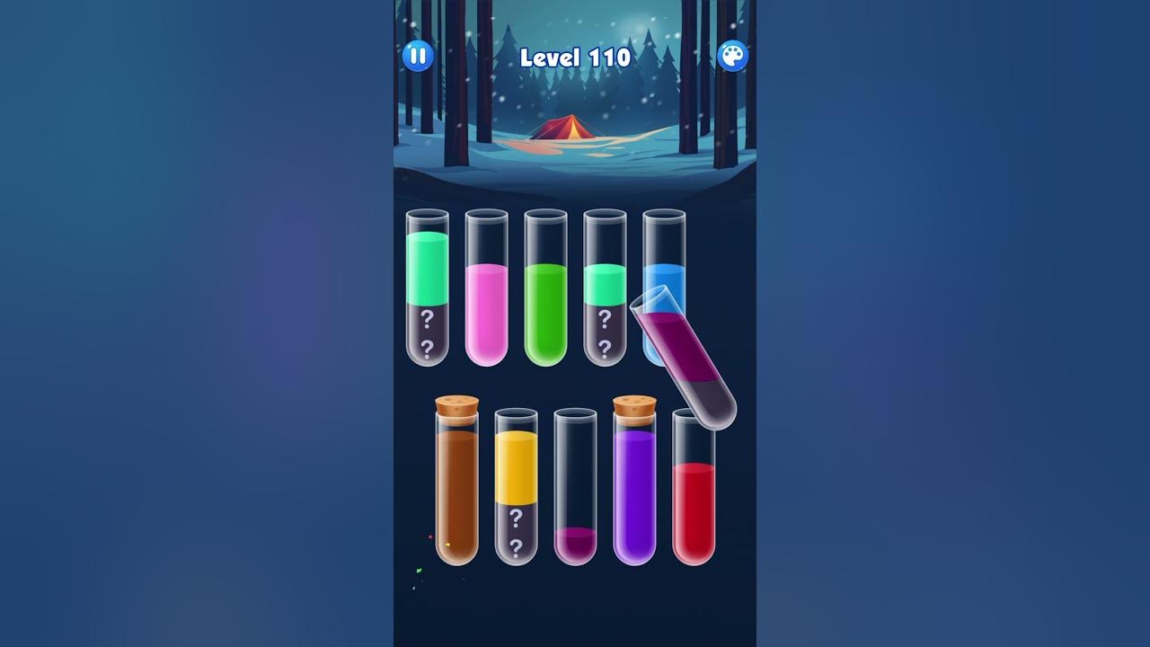 Water Sort & Help The Girl Level 110 #CorianderGaming - YouTube