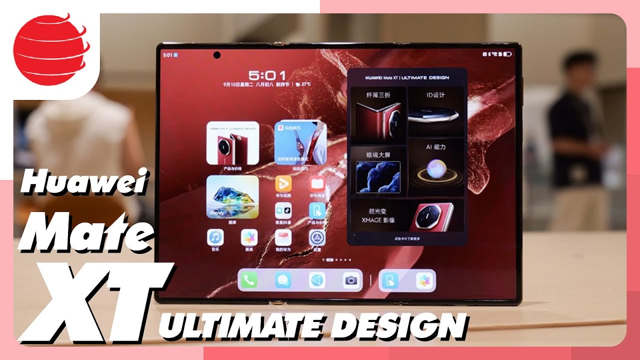 Đánh giá Huawei Mate XT Ultimate Design: Làm lu mờ tất cả! - YouTube