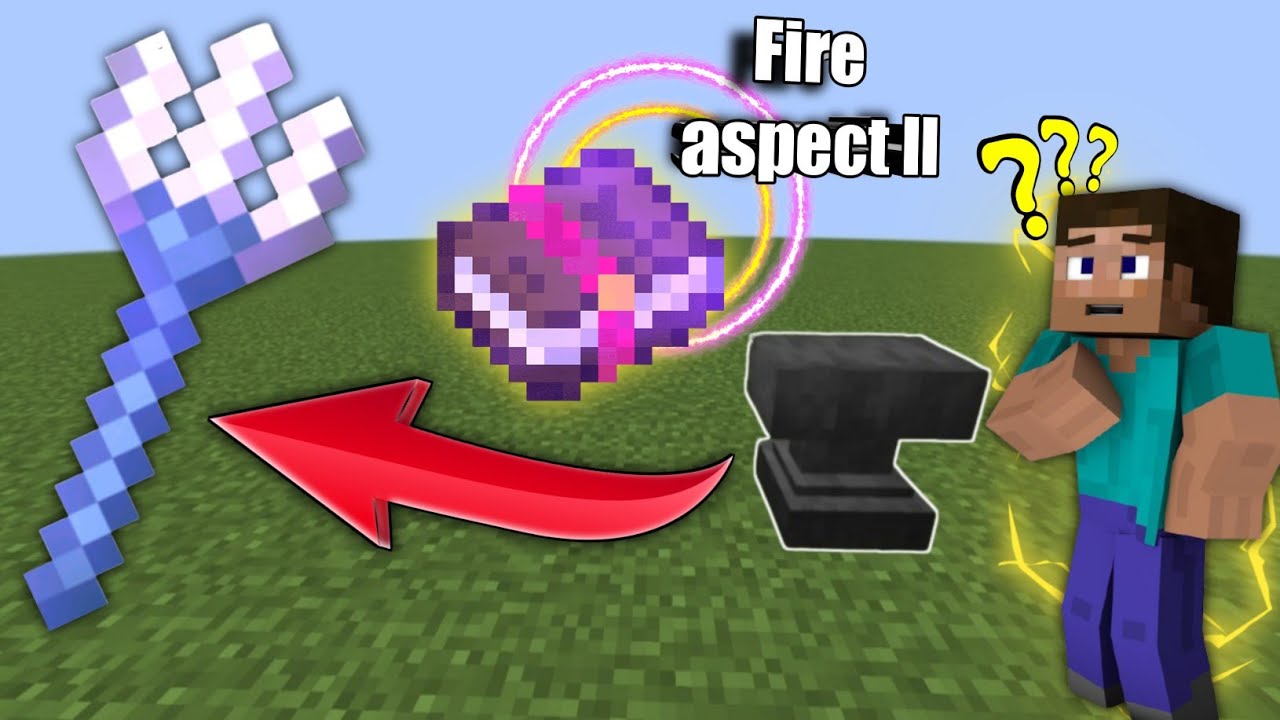 Will fire aspect II work on trident - YouTube