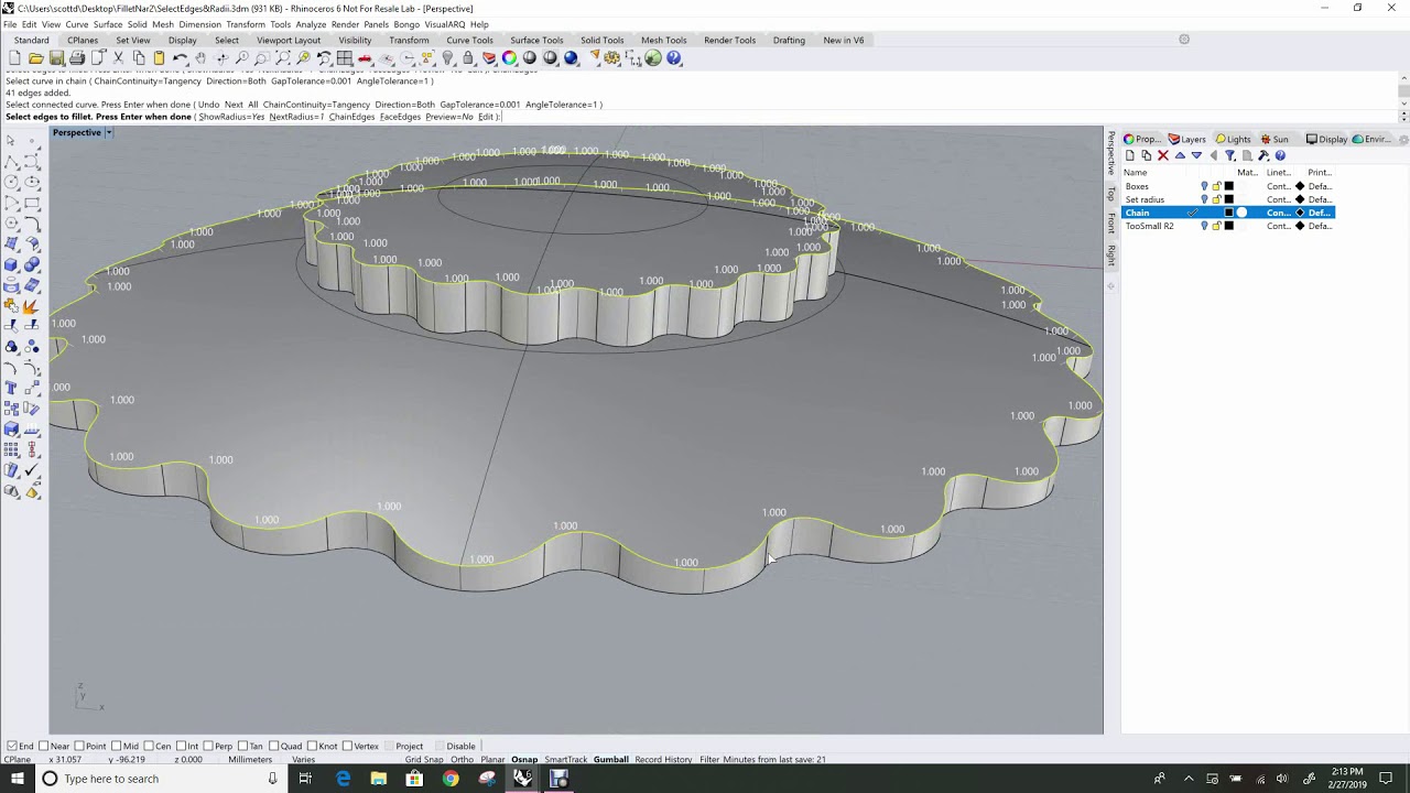 5 Advanced Fillet - Multiple Edge Selection - YouTube