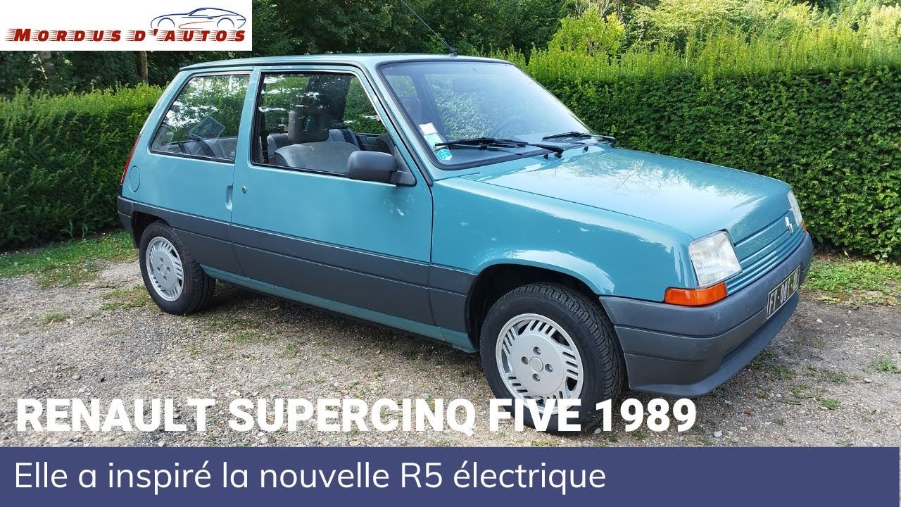 RENAULT SUPERCINQ FIVE 1989 - Elle a inspiré la nouvelle R5 électrique ...