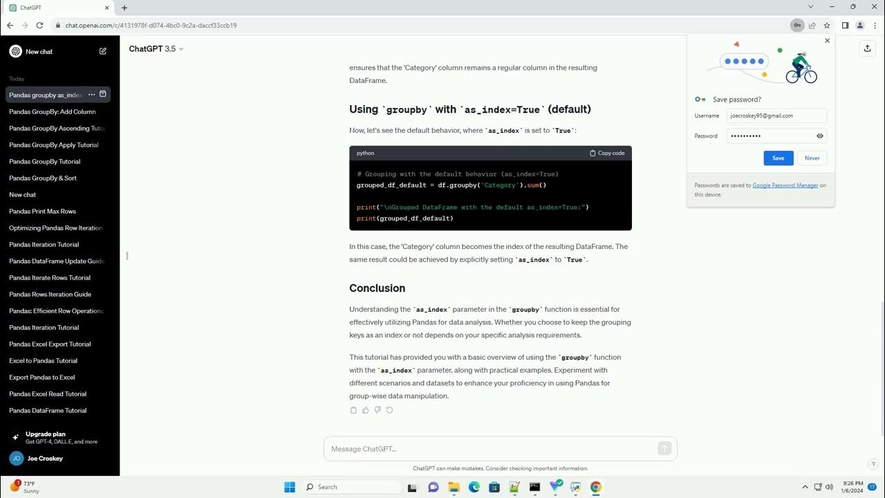 python pandas groupby as index - YouTube