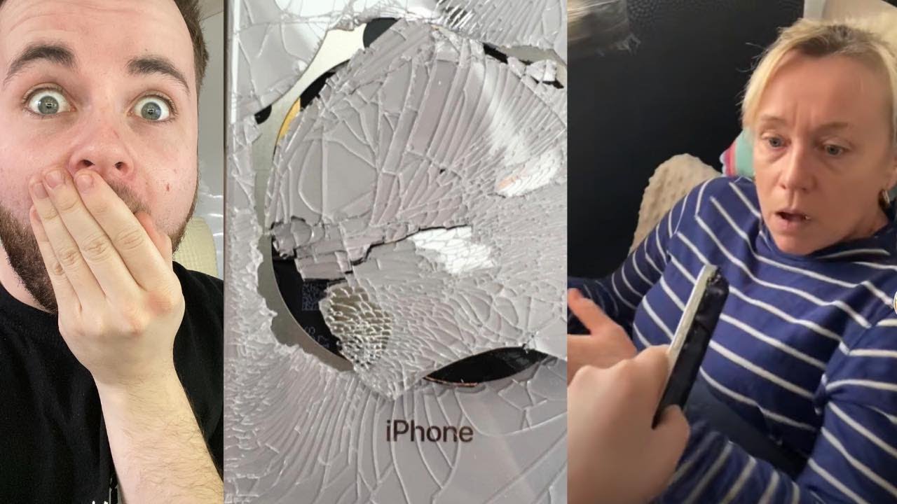 Smashing Her Iphone Prank Youtube