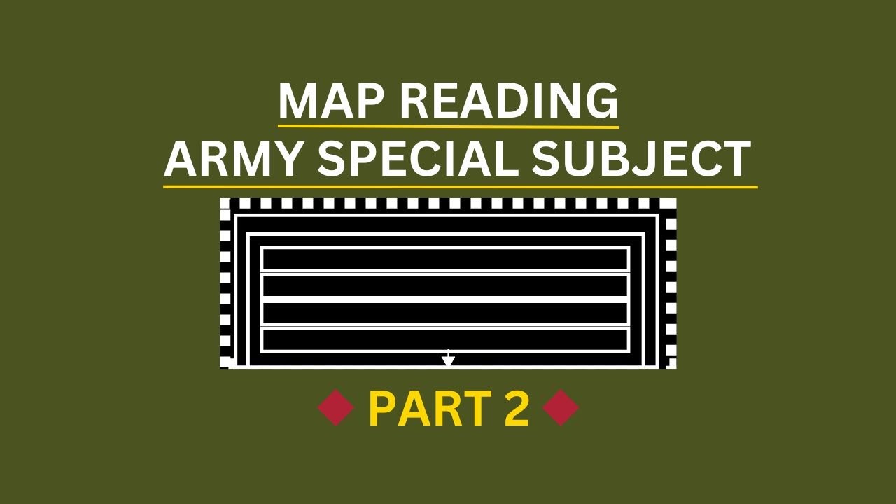 Map Reading Basics | Conventional Signs, Finding Position & Navigation ...