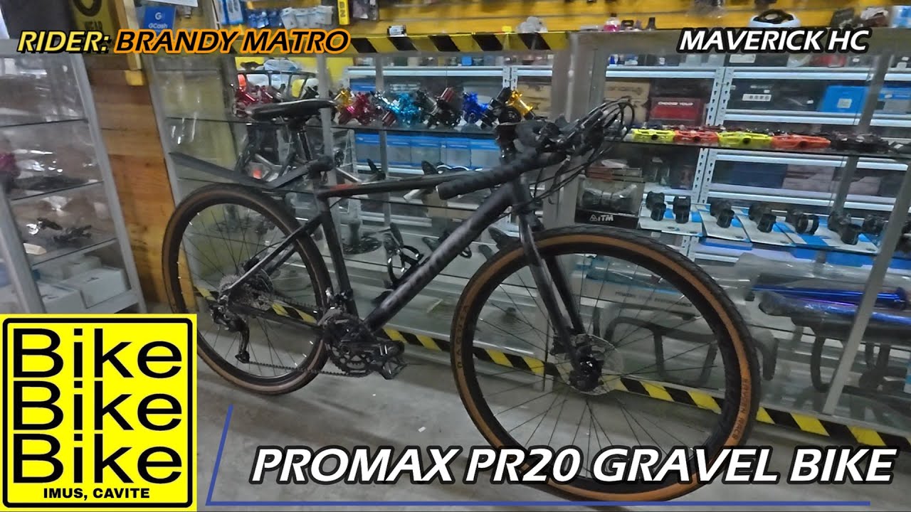 Upgraded PROMAX PR20 Gravel Bike ni Brandy Matro dito sa Bike Bike Bike ...