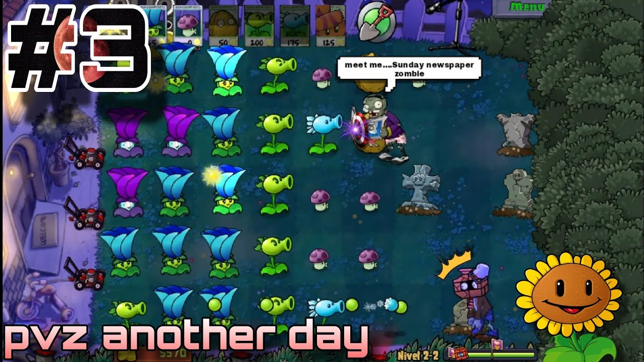 #3 Pvz Another Day Level 11 To 15 #pvzmod #pvz1 - YouTube